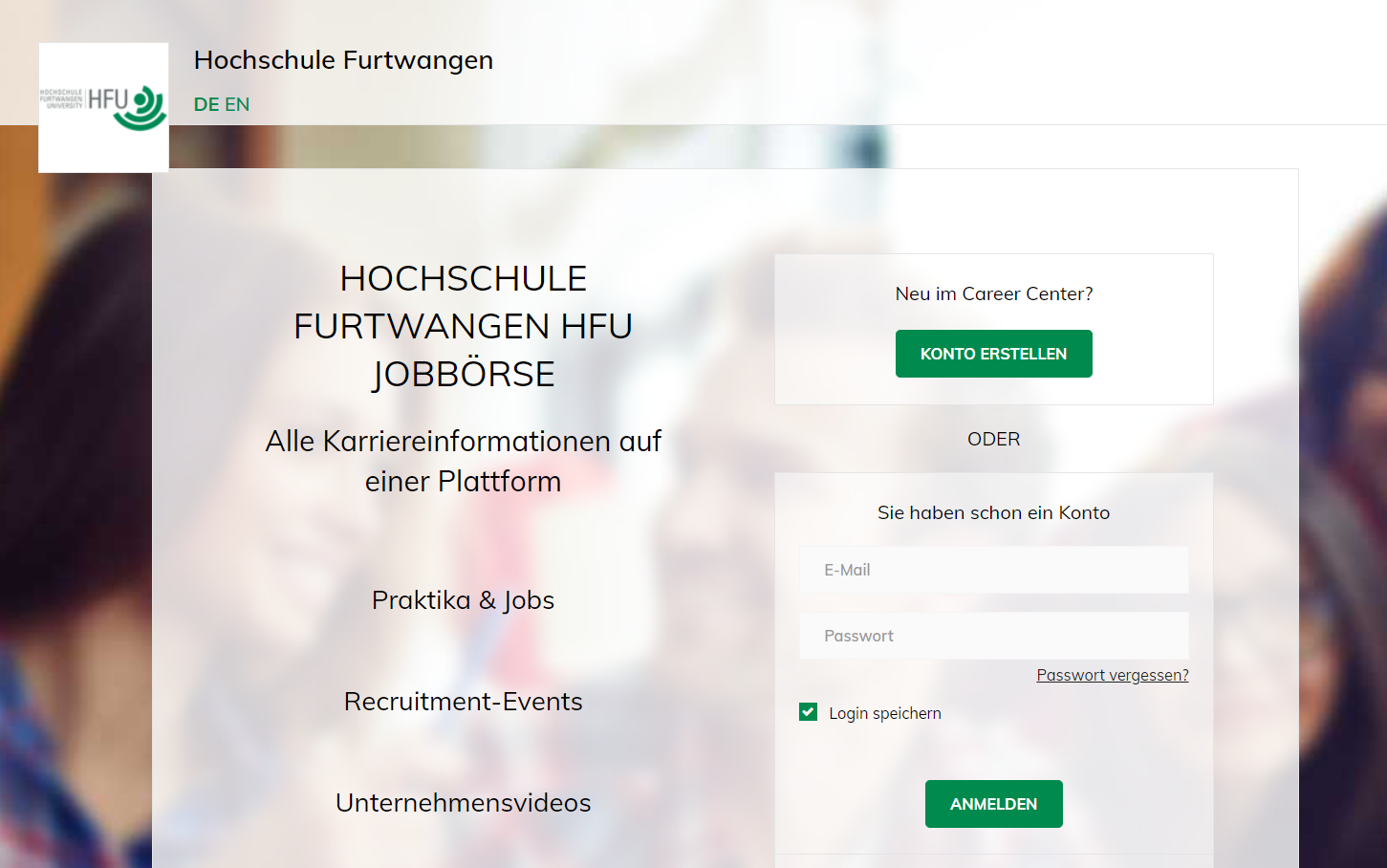 HS Furtwangen - Jobbörse | PERSONALCOM MEDIA GmbH